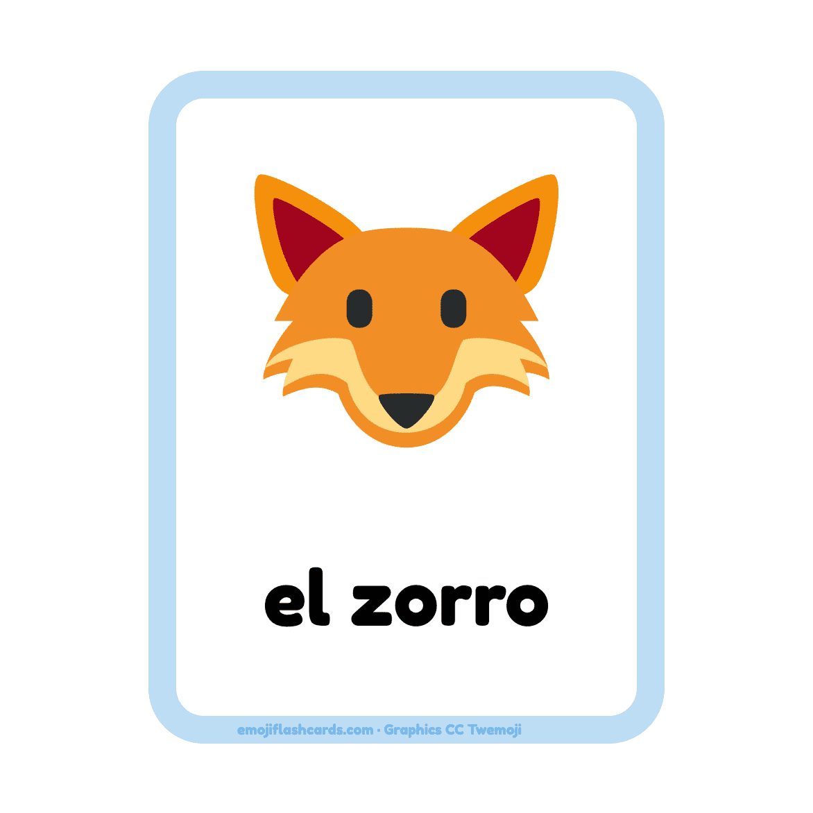 Spanish Online & Printable Flashcards - Free Prints & PDFs